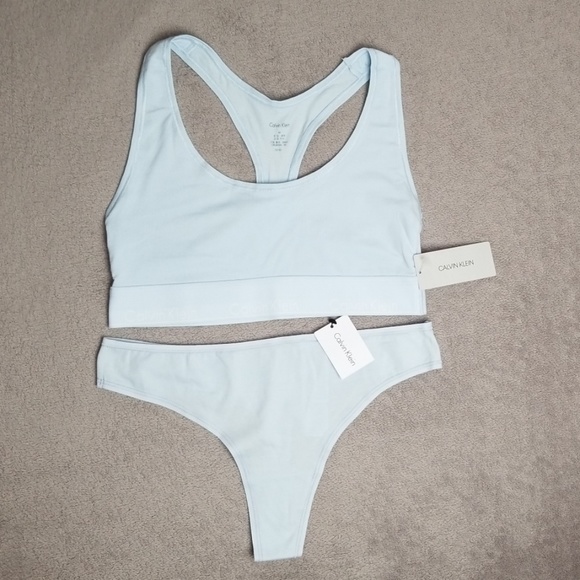Calvin Klein | Intimates & Sleepwear | Calvin Klein Logo Sports Bra ...